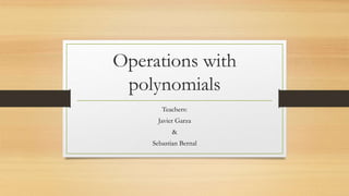 Operations with polynomials | PPTX