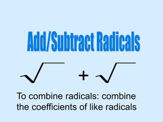 Operations with Radicals | PPTX