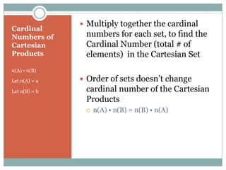 Operations with sets | PPT