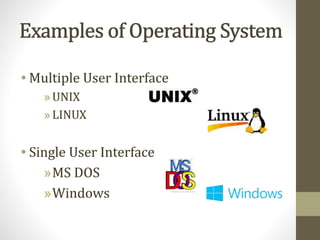 Operation systems | PPTX