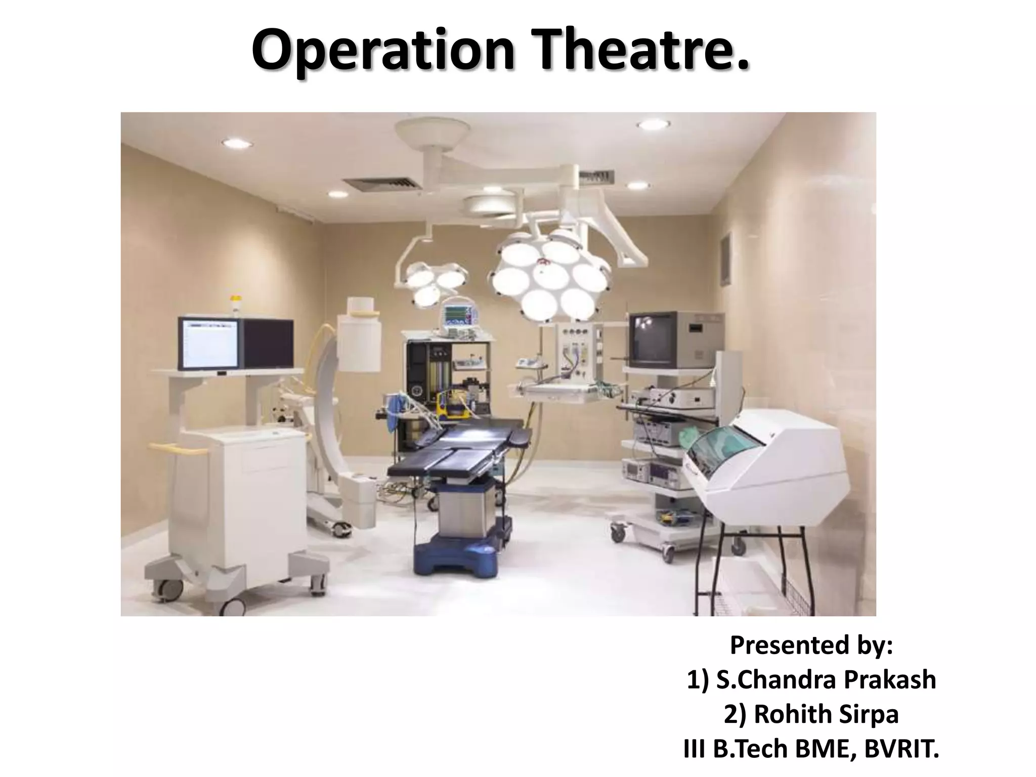 Operation theatre | PPTX