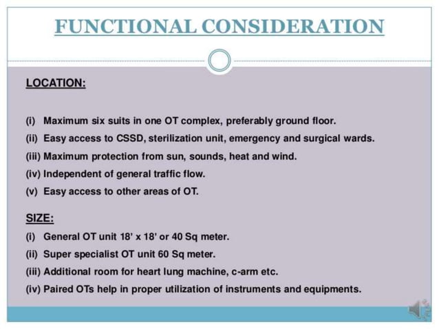 Operation theatre | PPTX | Surgery | Medical Health