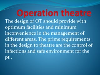 Operation theatre and technique(msn) | PPTX