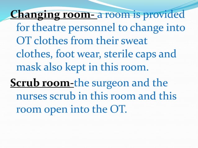 Operation theatre and technique(msn) | PPTX