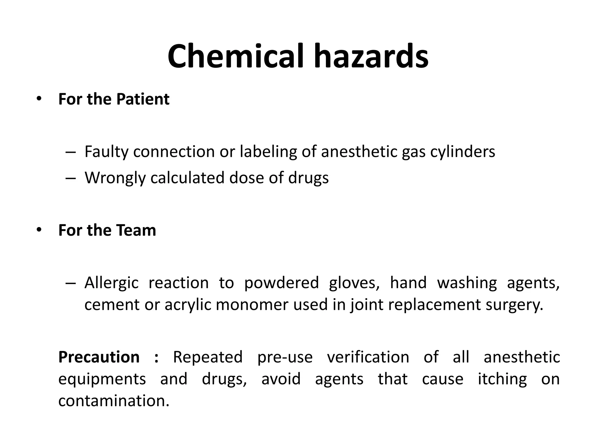 Operation theatre hazards | PPTX
