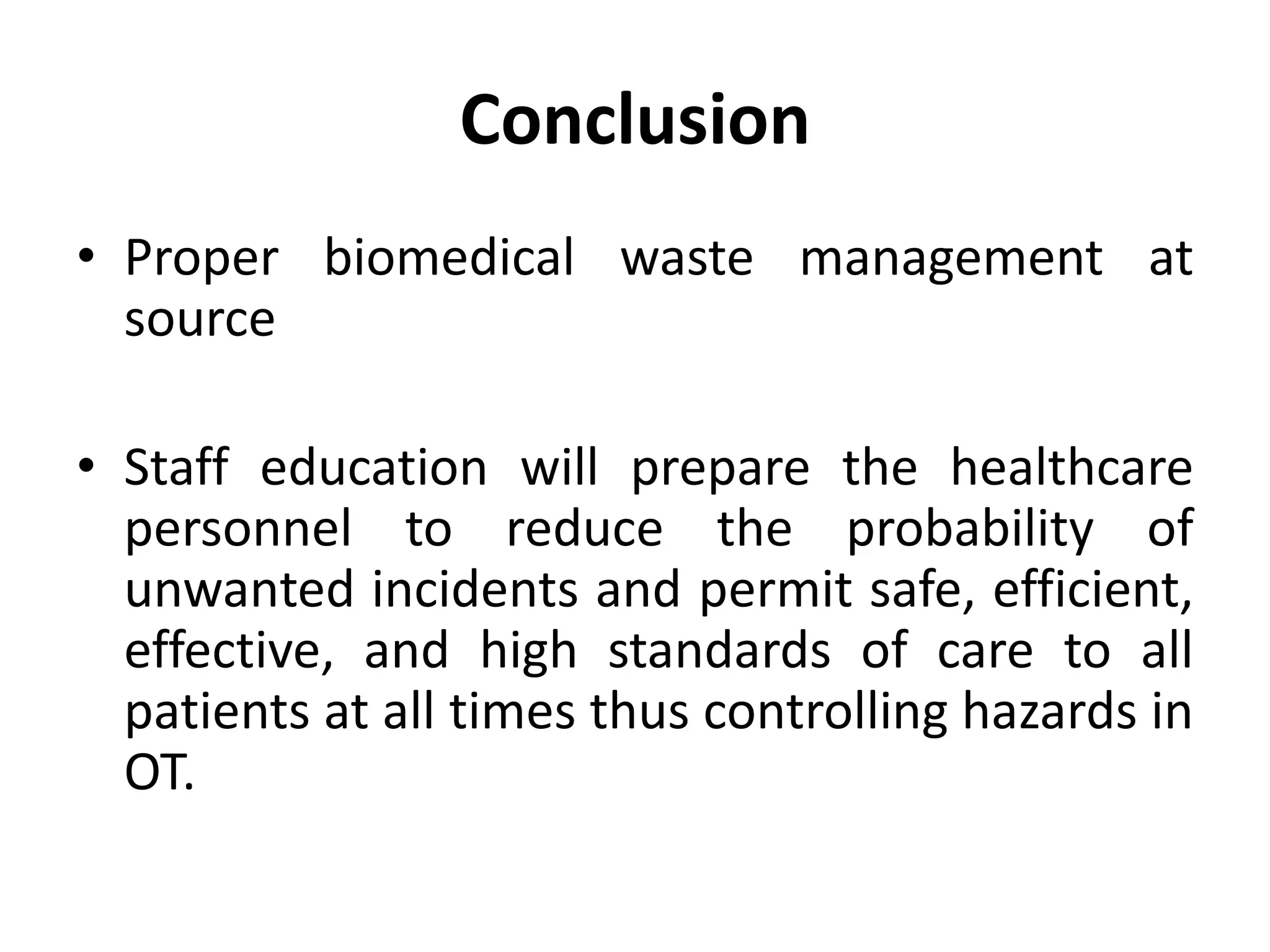 Operation theatre hazards | PPTX