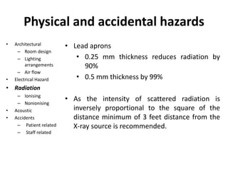 Operation theatre hazards | PPTX