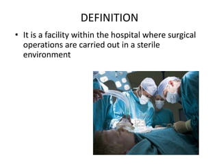 Operation theatres | PPTX