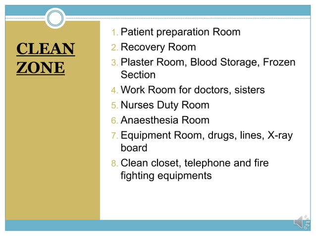Operation theatre services | PPTX | Indoor Environmental Quality | Home ...