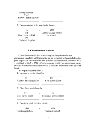 Operatiuni in devize | DOC