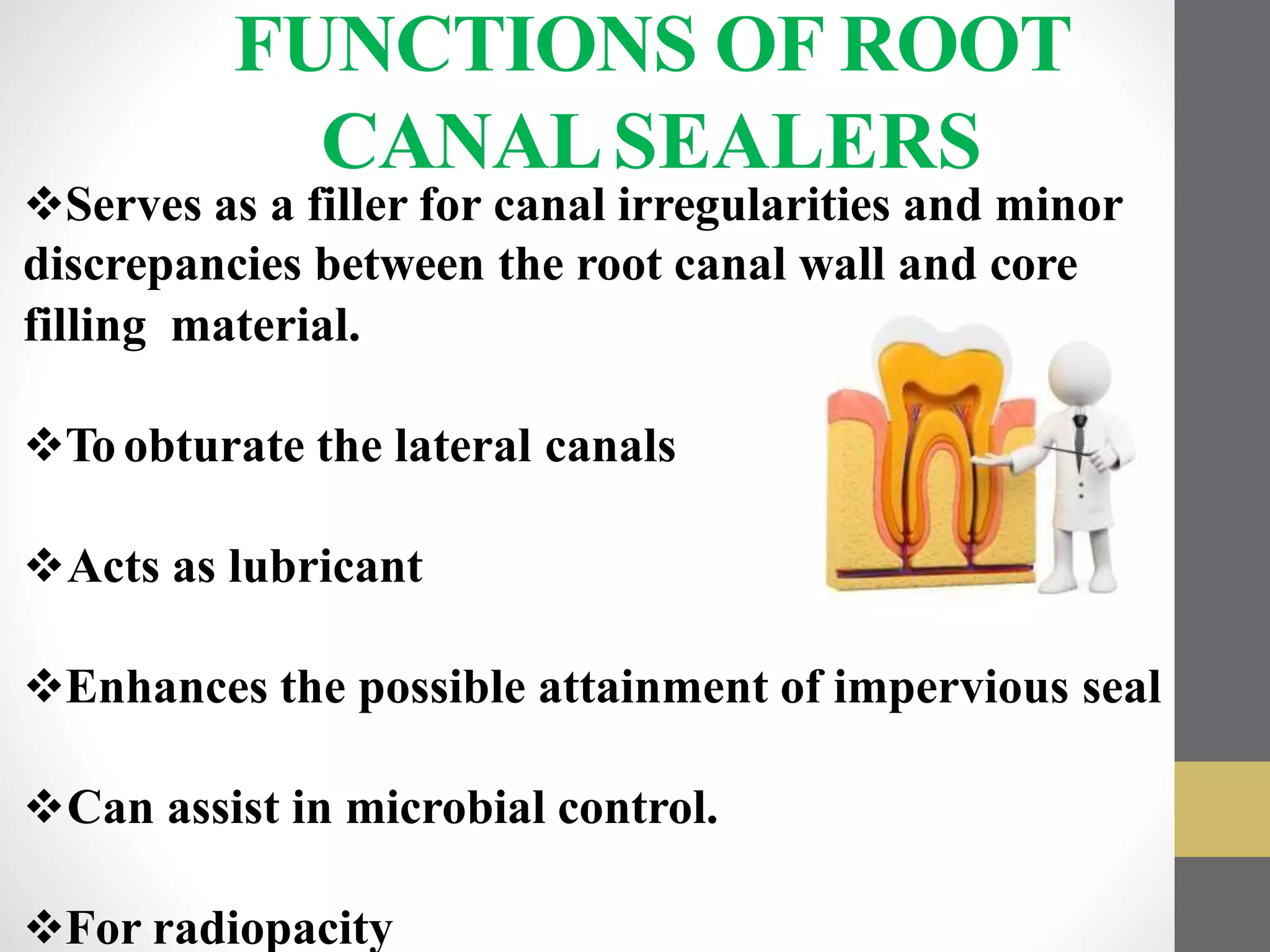 ROOT CANAL SEALERS | PPT