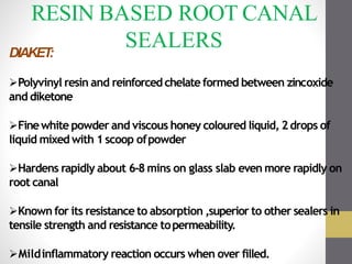 ROOT CANAL SEALERS | PPT