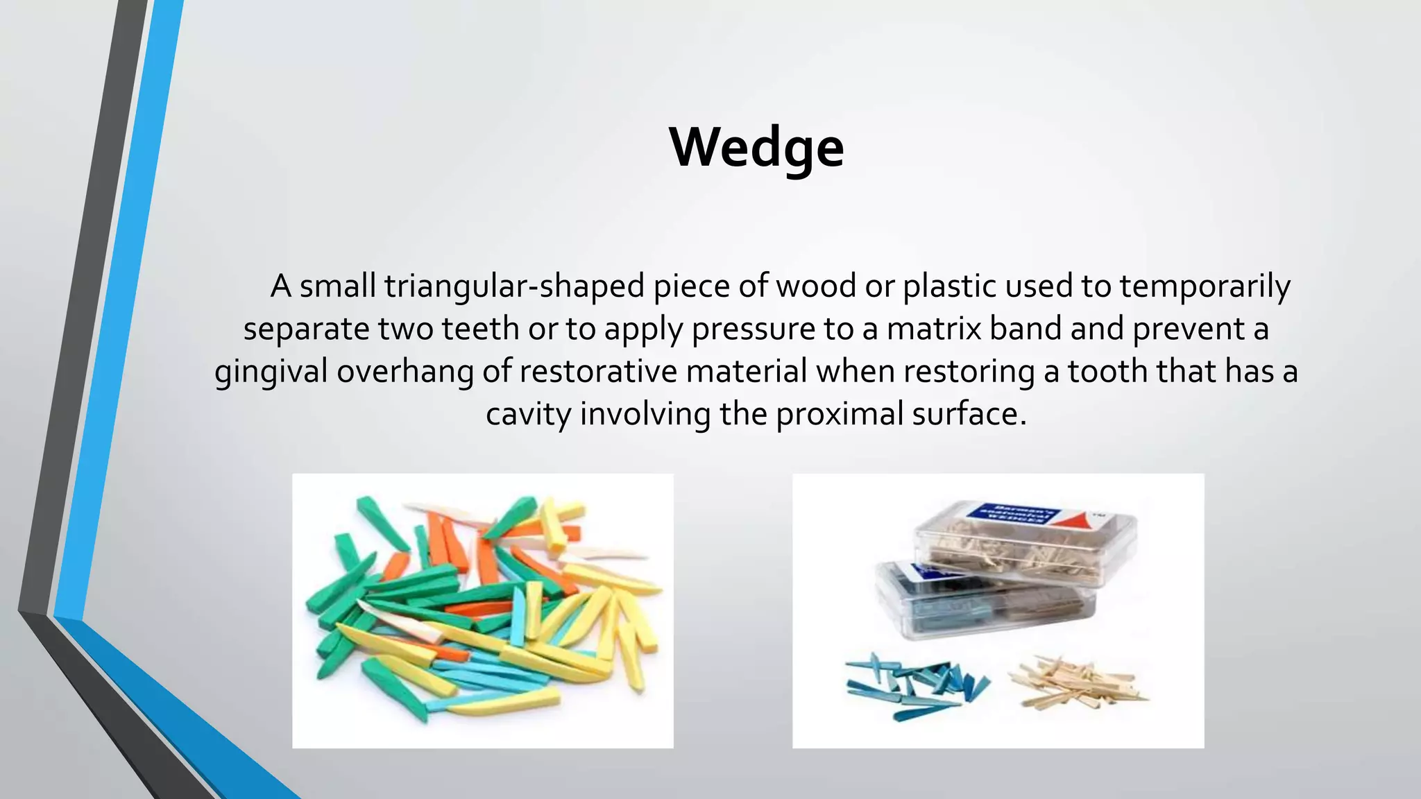 wedge and their technique and prewedging | PPTX