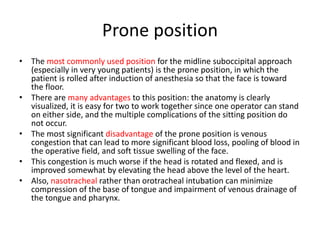 Operative approaches for 4th ventricular tumours | PPTX