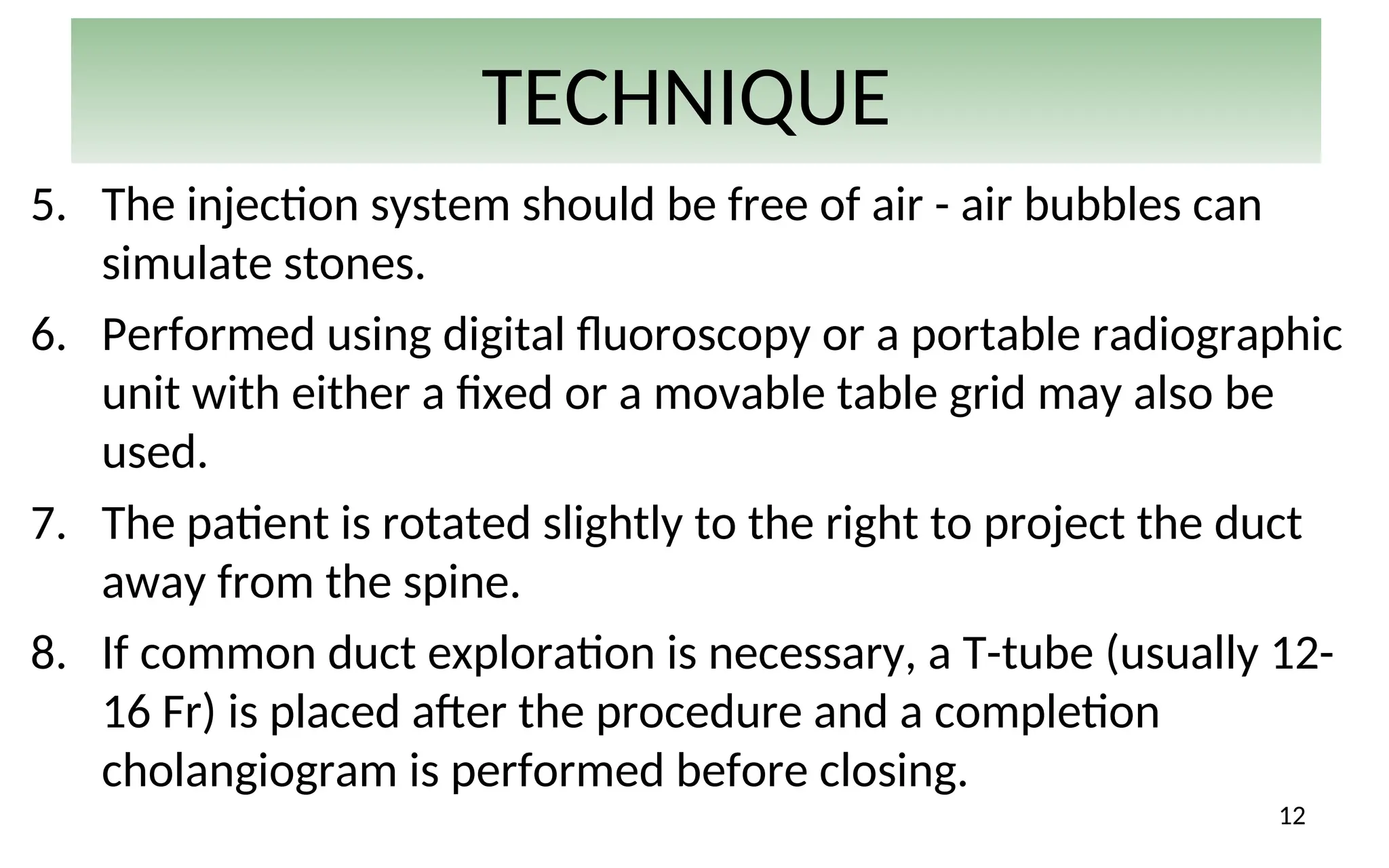 TOPIC MEDICAL IMAGING OPERATIVE CHOLANGIOGRAPHY.ppt