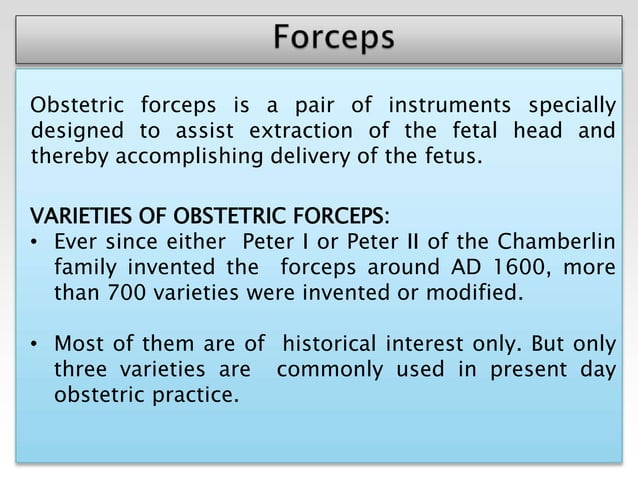 Operative Vaginal delivery | PPTX