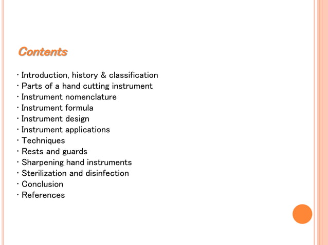 Operative hand instruments - DR SNEHA | PPTX
