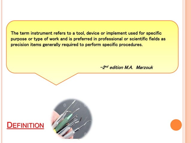 Operative hand instruments - DR SNEHA | PPTX