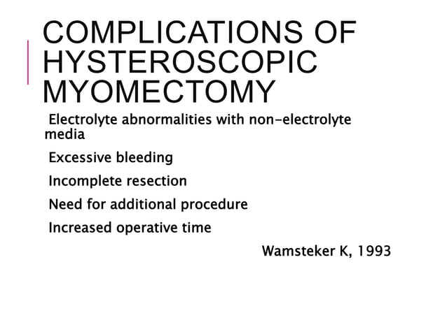 Operative hysteroscopy | PPTX