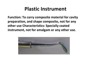 Dental Instruments Names And Functions