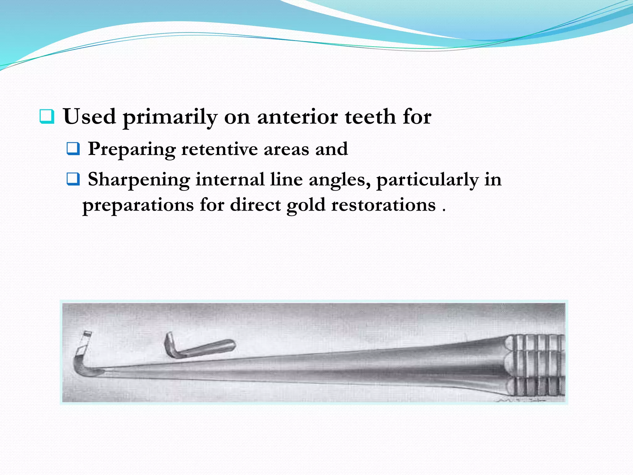 Operative instruments in Conservative Dentistry & Endodontics | PPTX