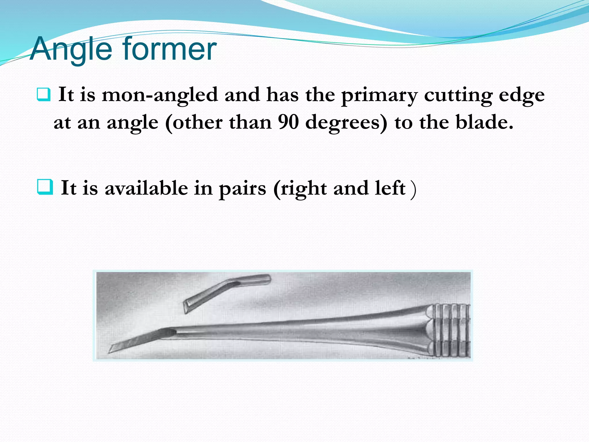 Operative instruments in Conservative Dentistry & Endodontics | PPTX