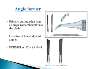 Angle Former Dental Instrument
