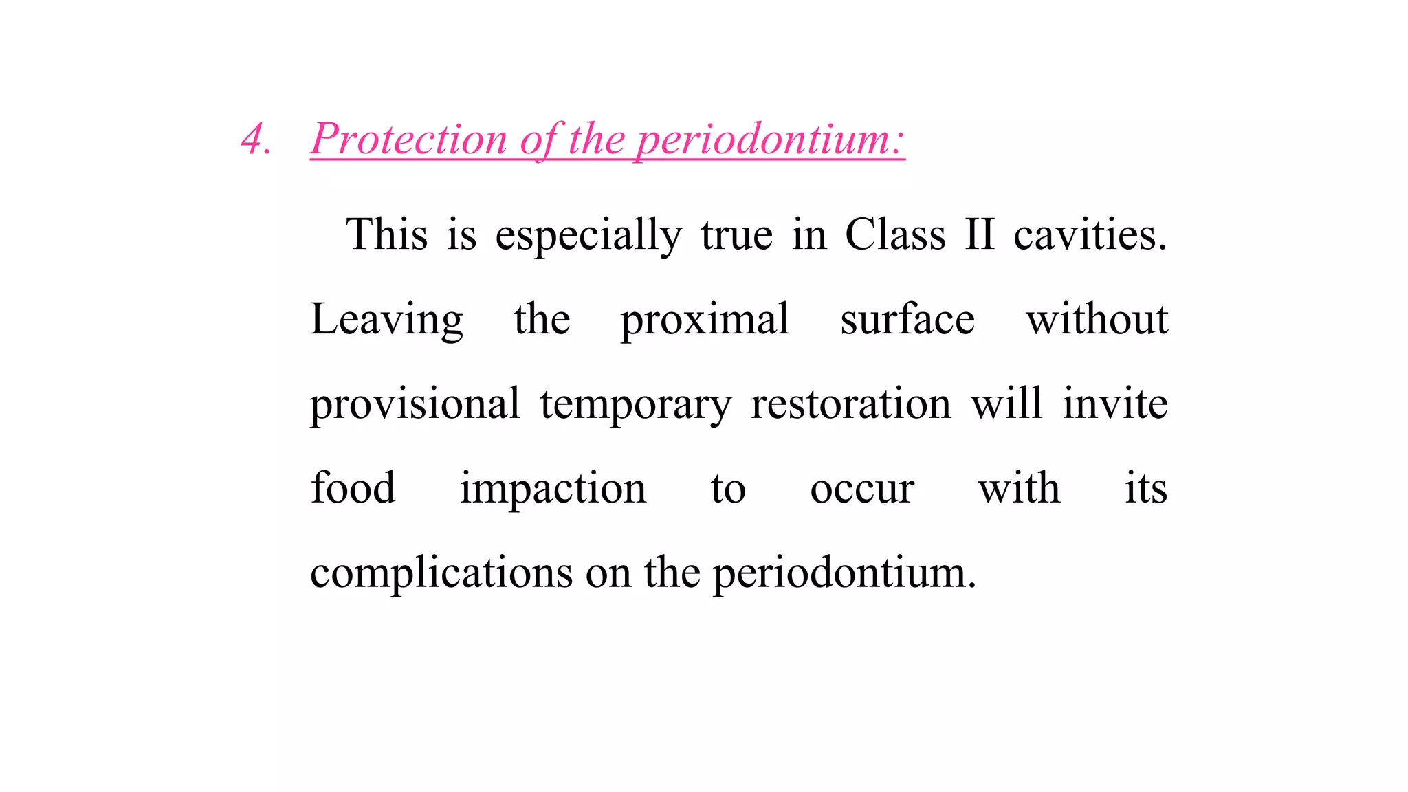 Temporary Restorations Operative iv, lect 6 | PPTX