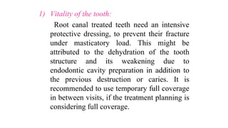 Temporary Restorations Operative iv, lect 6 | PPTX