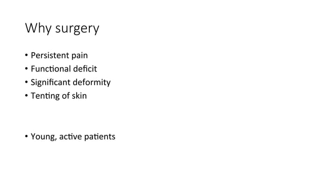 Operative management of grade iii acj injuries olivia flannery | PPT