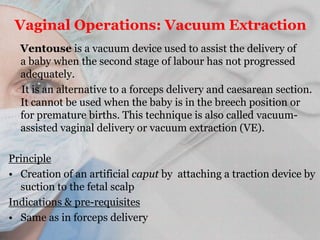 Operative obstetrics | PPTX