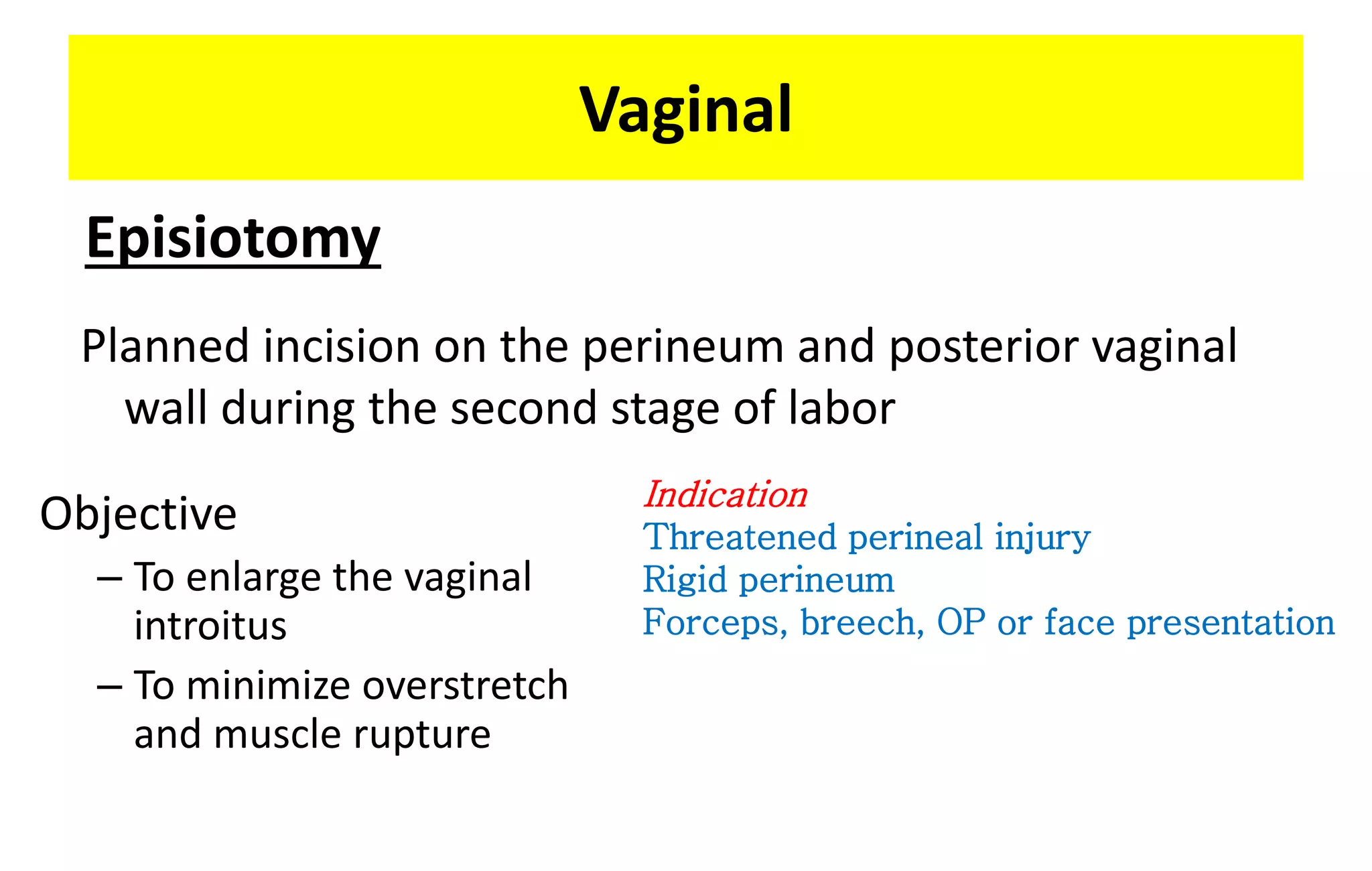 Operative procedure in obstetric | PPTX