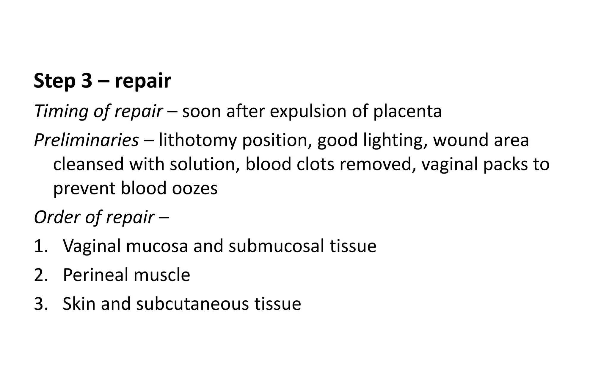 Operative procedure in obstetric | PPTX