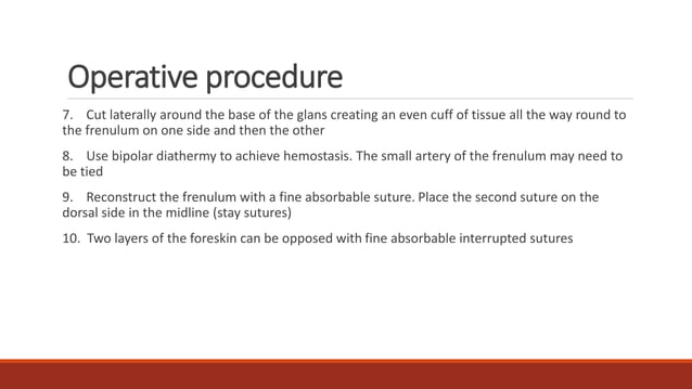 OPERATIVES #02 eversion of sac & circumcision.pptx | Reproductive ...