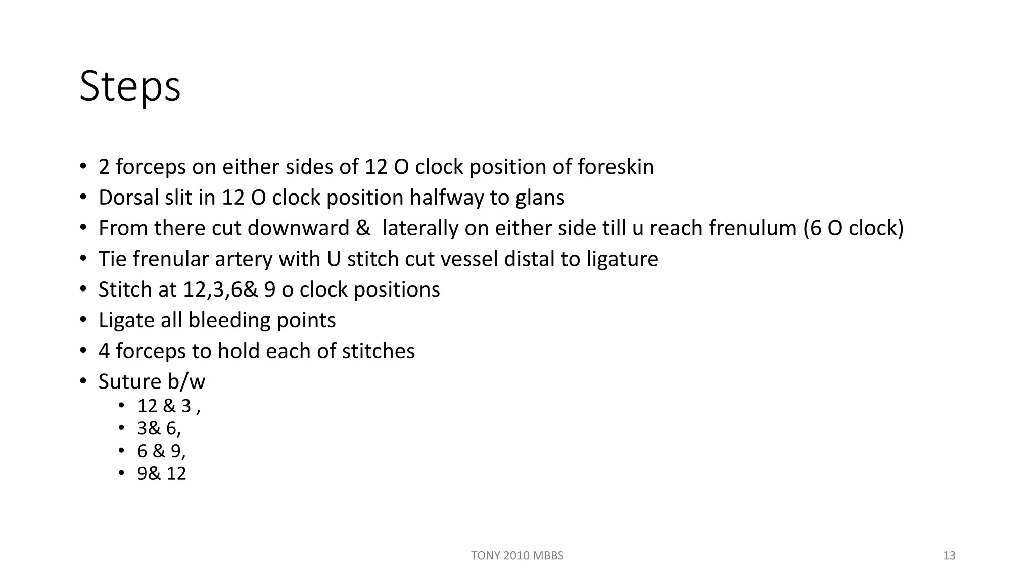 Operative surgery ppt mbbs students | PDF