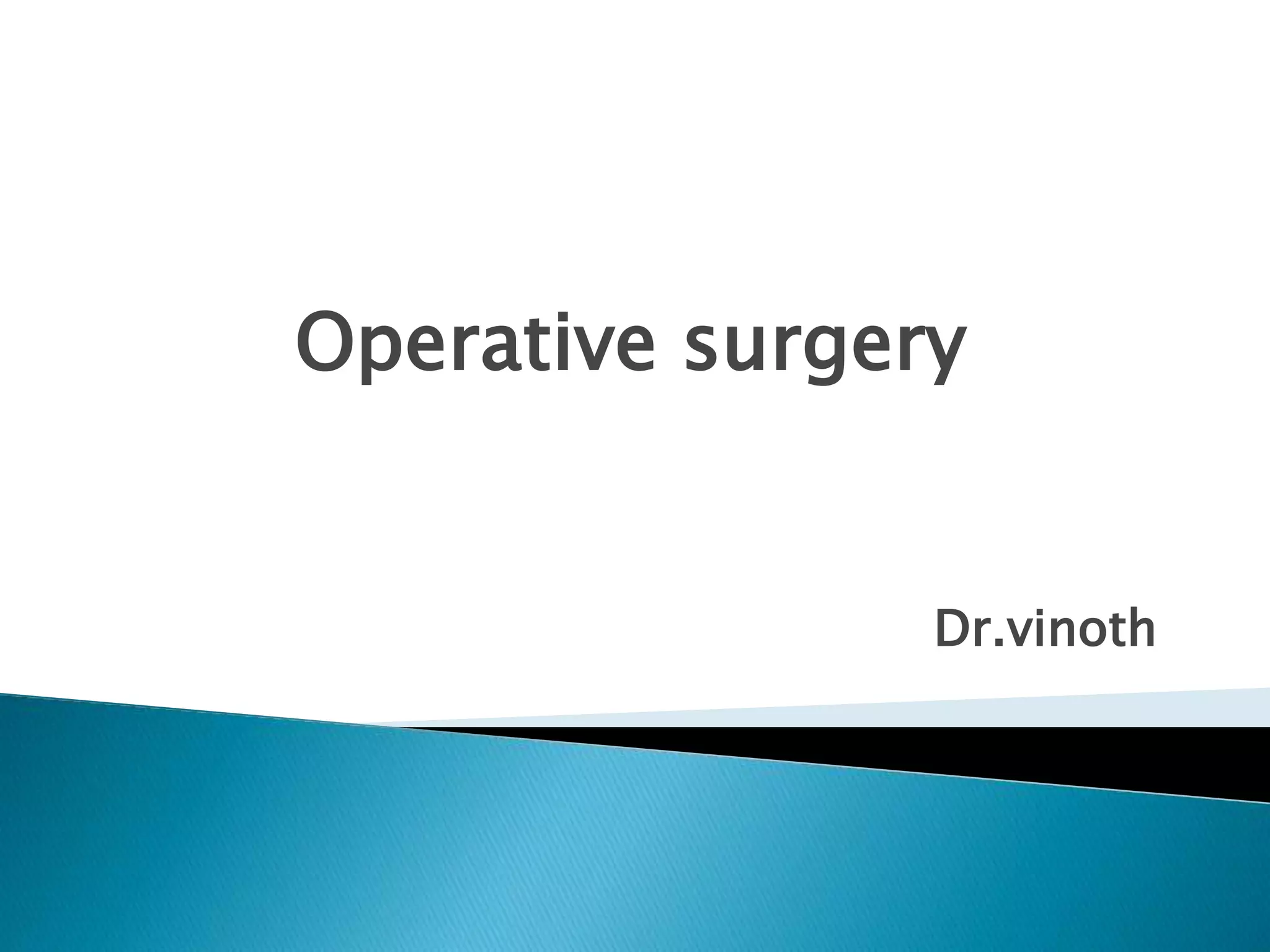 Operative surgery appendix | PPT