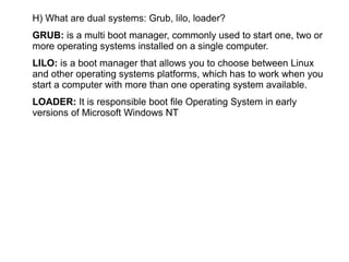 Operativesystems | ODP