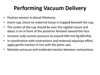 Operative vaginal delivery | PPTX