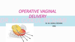 Operative vaginal delivery - forceps , vacuum delivery. | PPT