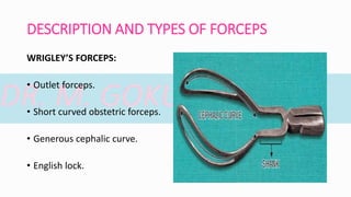 Operative vaginal delivery - forceps , vacuum delivery. | PPTX