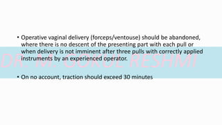 Operative vaginal delivery - forceps , vacuum delivery. | PPTX