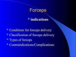 Operative Vaginal Delivery obstetrics and gynecology.ppt