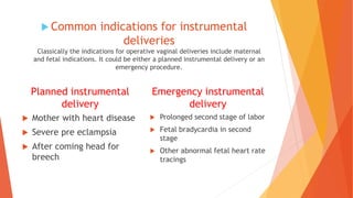 Operative Vaginal Delivery | PPTX