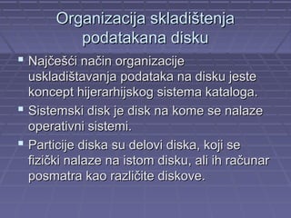 Operativni sistemi i i o | PPT