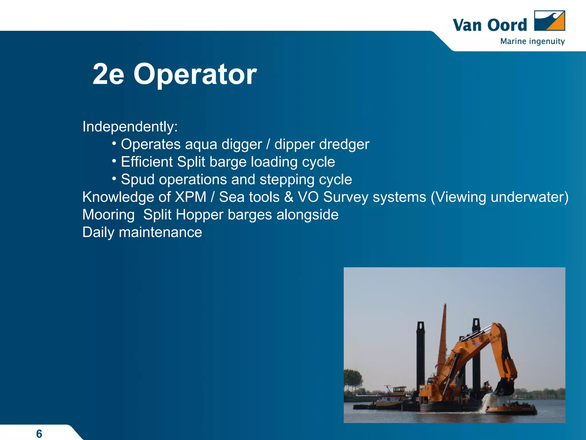 Operator requirements and ranks | PPT