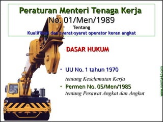 Peraturan Keselamatan Operator Angkat & Angkut.ppt