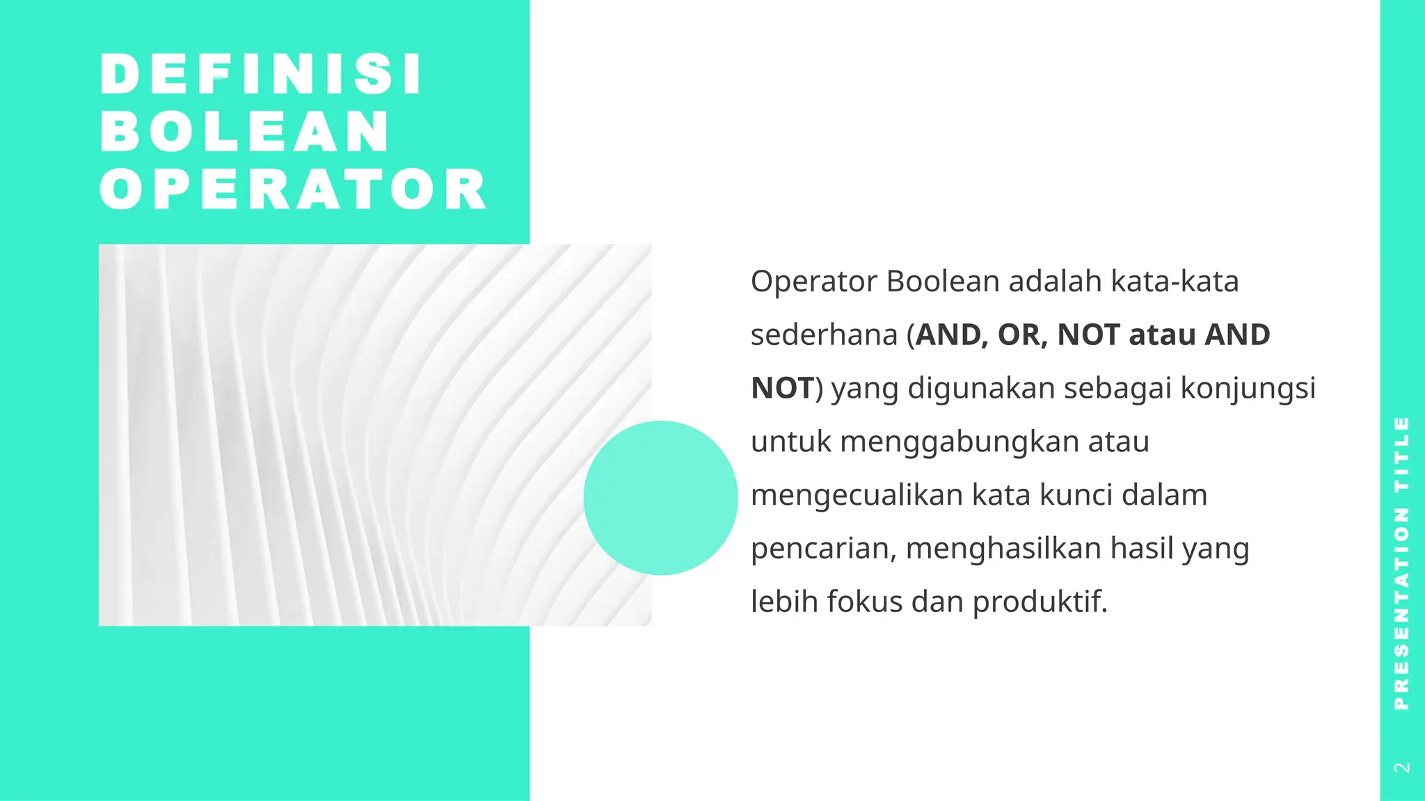 Penggunaan operator bolean untuk pencarian.pptx