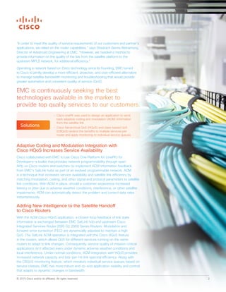 Operator Drives Bandwidth Efficiency and Optimizes Satellite Link Performance | PDF