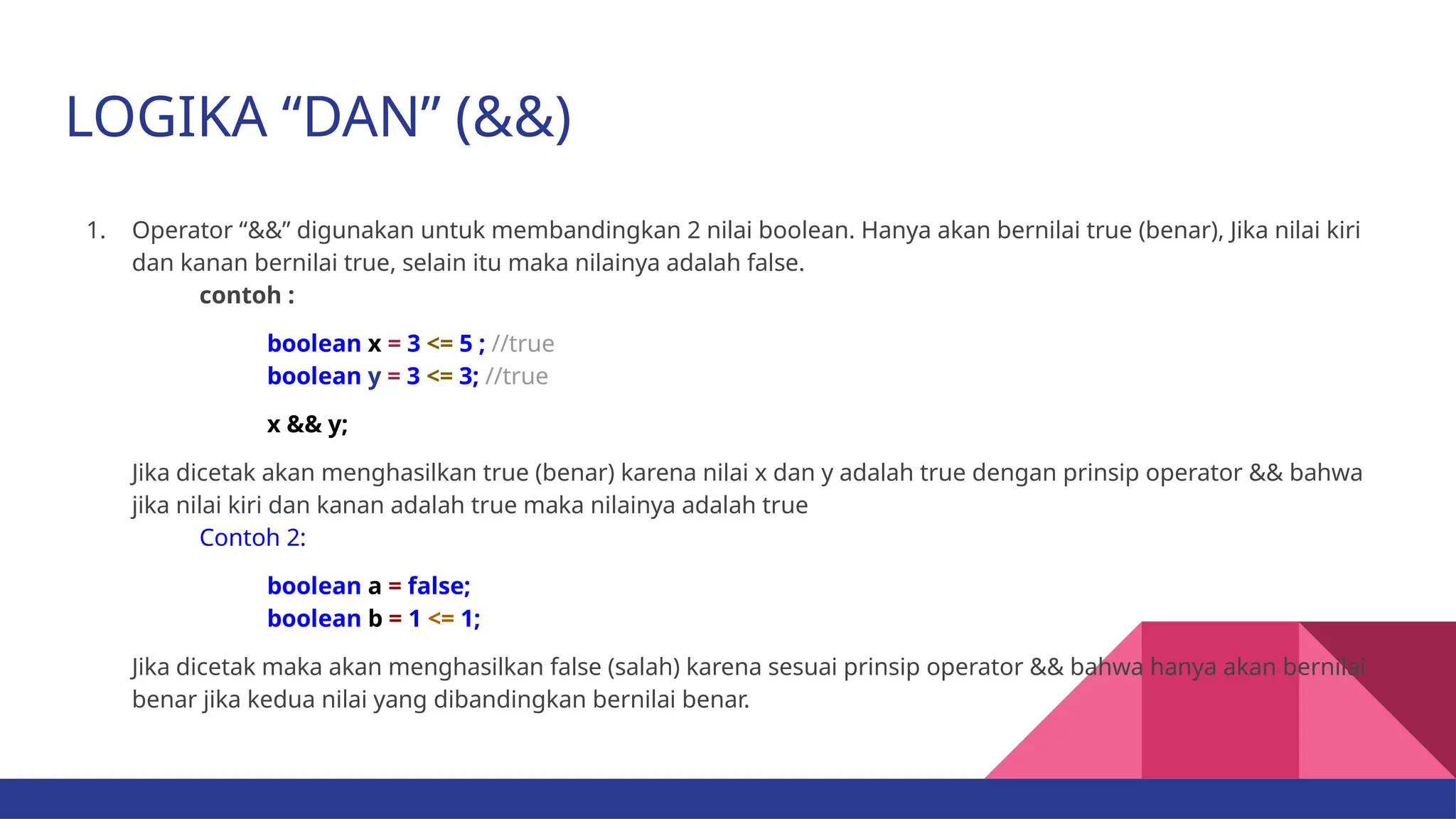 Operator Java Dasar-Dasar Pemograman.pptx