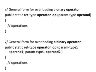 Operator overloading | PPT